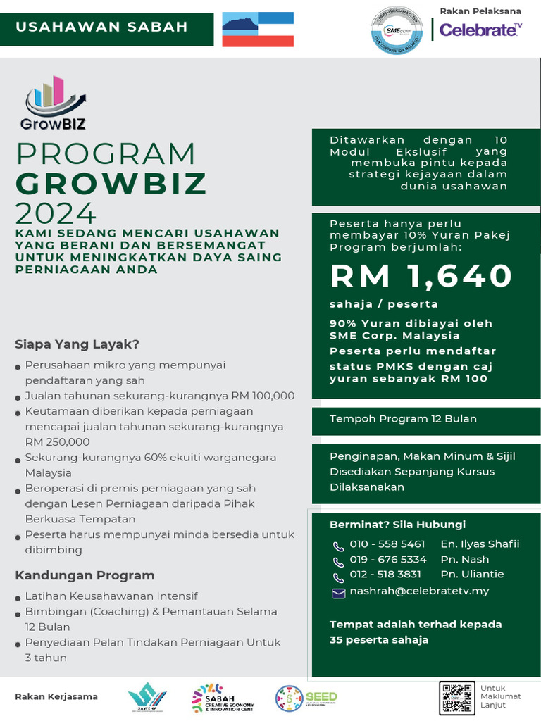 GrowBiz Flyers V6 - Sabah PDF | PDF