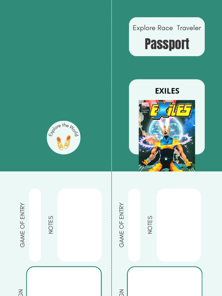 Green World Traveler Passport Worksheet | PDF