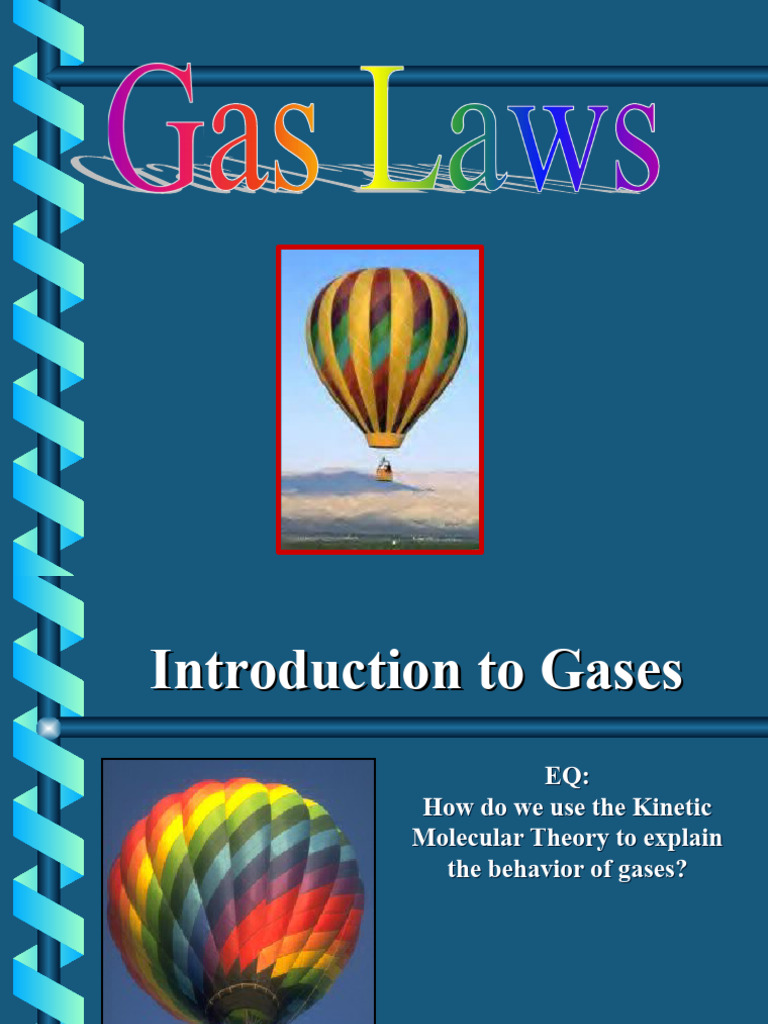 Intro To Gases and Gas Laws | PDF | Gases | Mole (Unit)