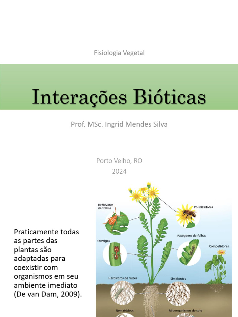 Interações Bióticas em Heliofitas | PDF | Plantas | Parasitismo