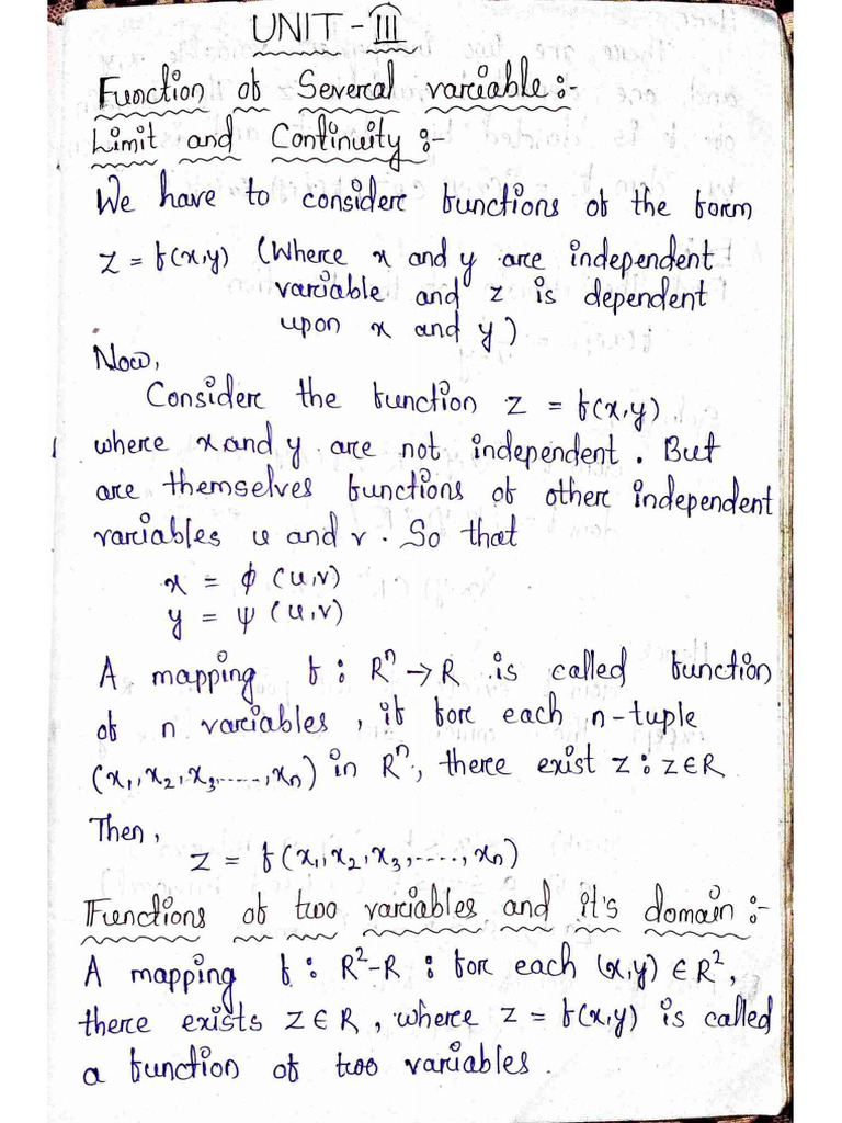 Math (GE) 1st Sem. | PDF