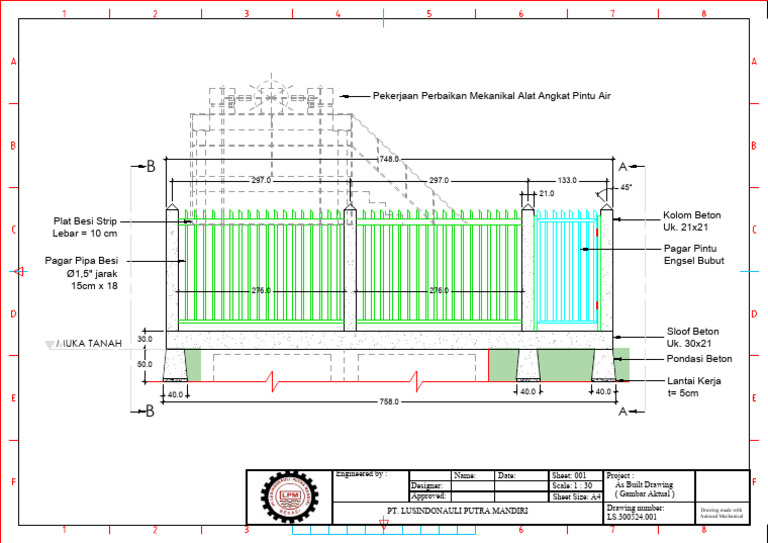 As Built Drawing for Mechanical Repair | PDF