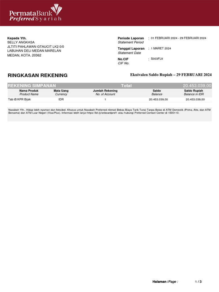 PB Statement CASA Mar24 | PDF