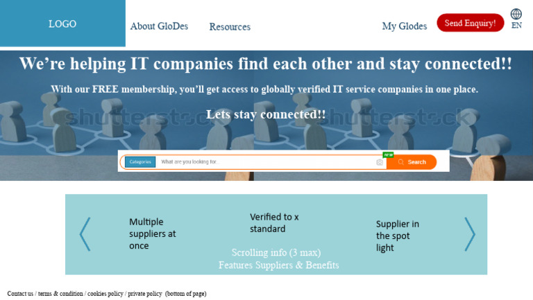 Web Template First Page | PDF
