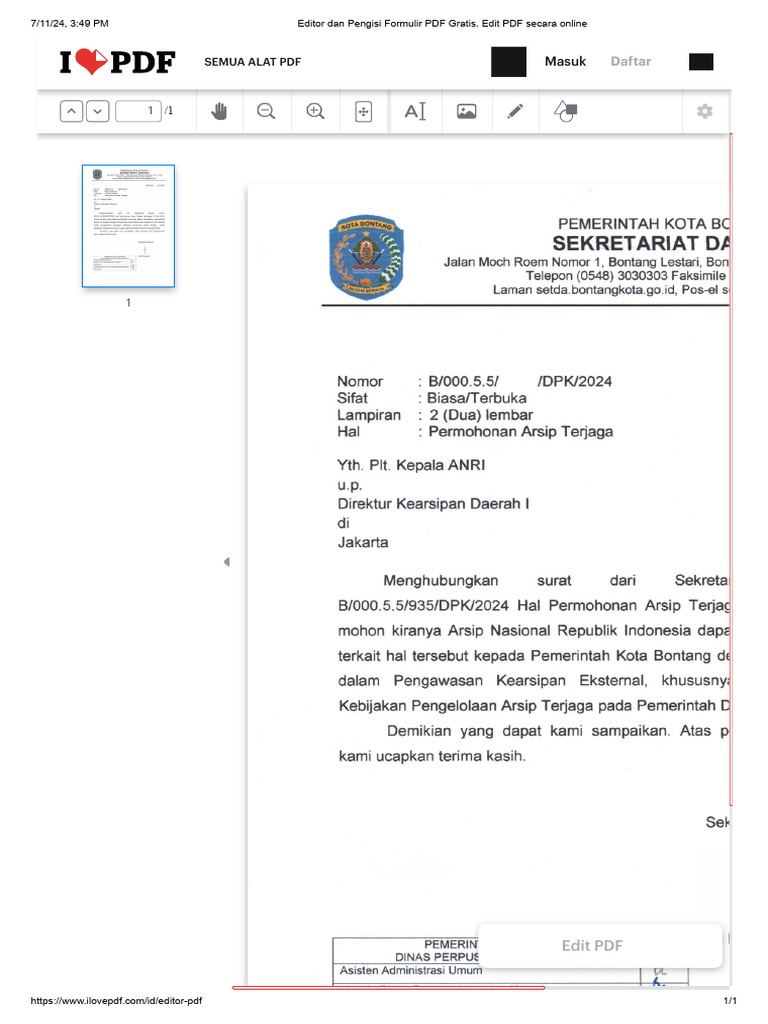 Editor Dan Pengisi Formulir PDF Gratis. Edit PDF Secara Online | PDF