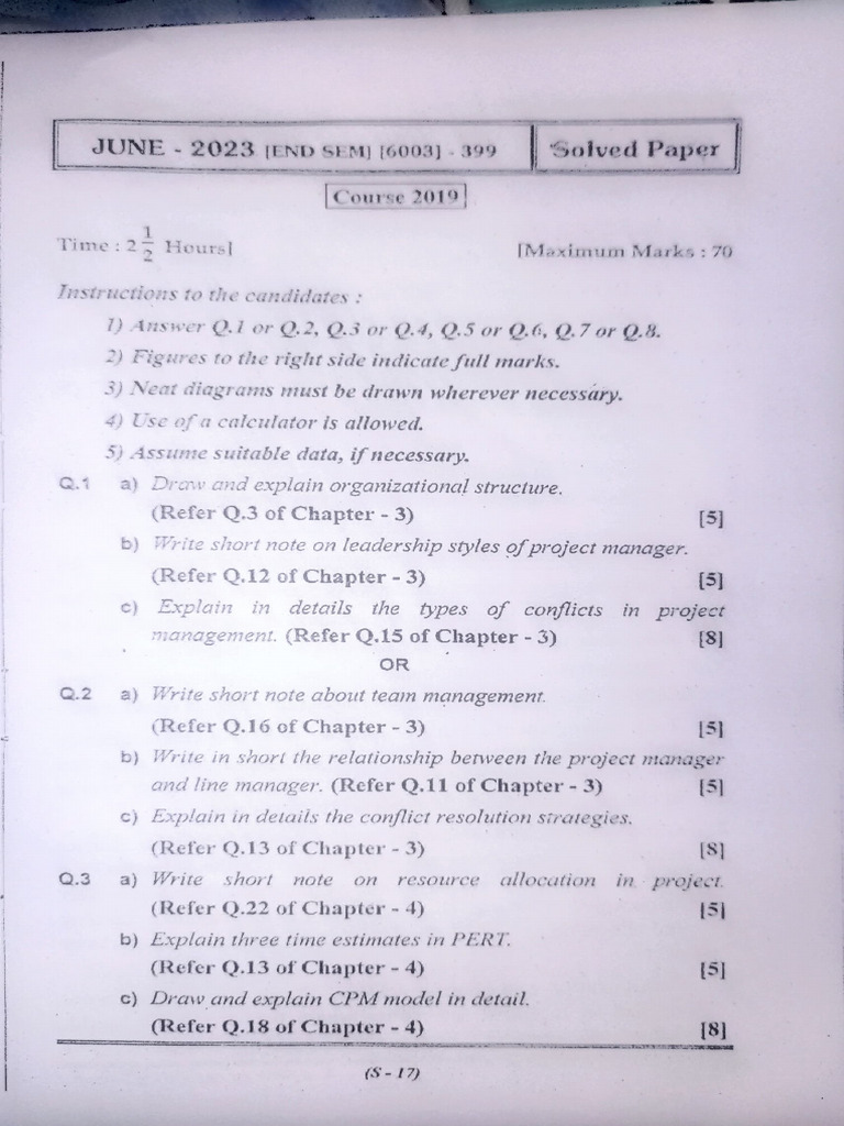 PM Paper | PDF | Project Management | Business