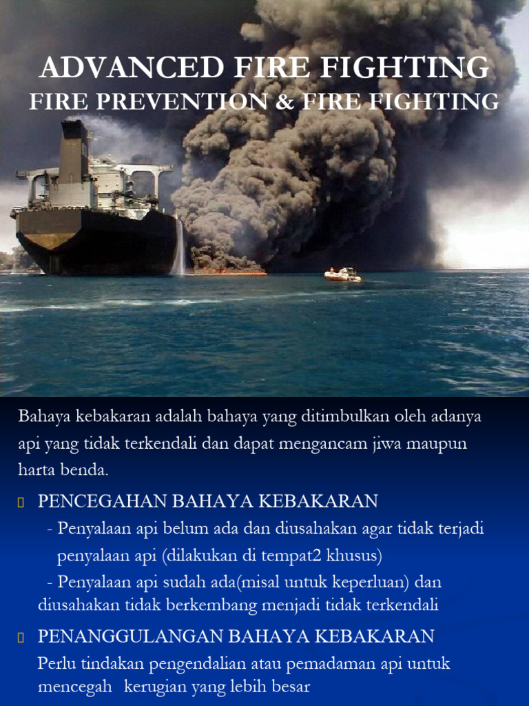 Advanced Fire Fighting | PDF