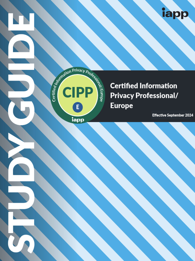 CIPPE FSG November - 2018 - v1 | PDF | Information Privacy | Privacy