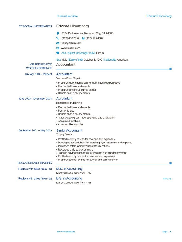 278 Europass CV Template | PDF | Copyright