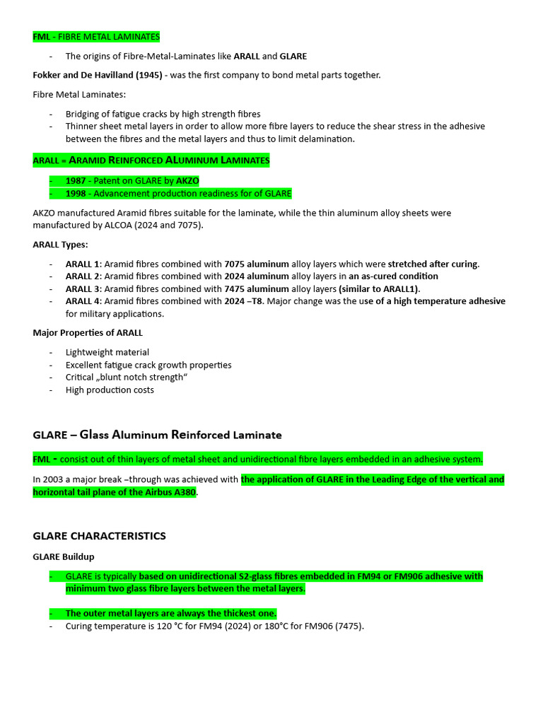 Glare | PDF | Composite Material | Building Engineering