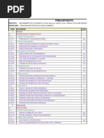 Listado de Items | PDF | Materiales de construcción | edificio