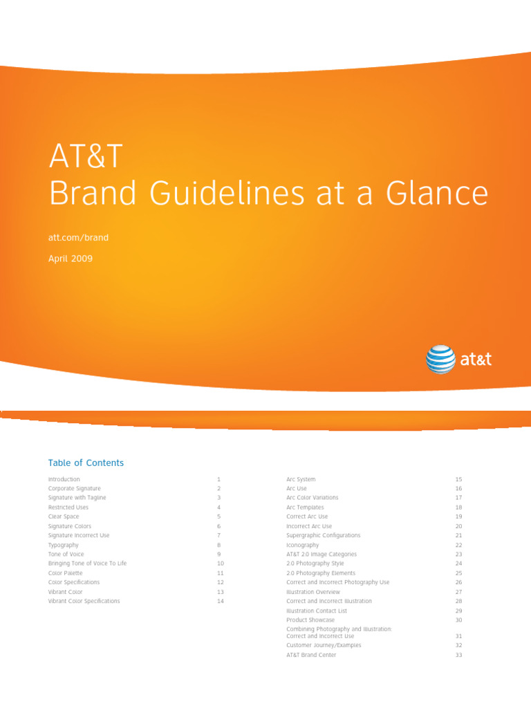 AT&T Guide | PDF | Verdana | Color