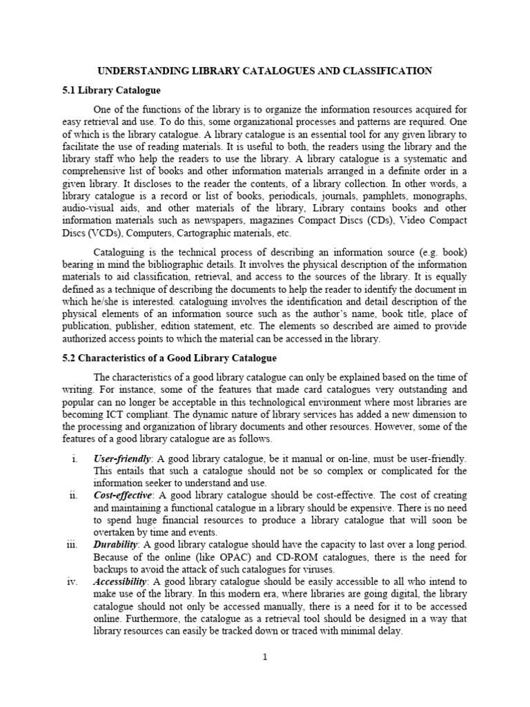 Library Catalogue Types and Functions | PDF | Microform | Libraries
