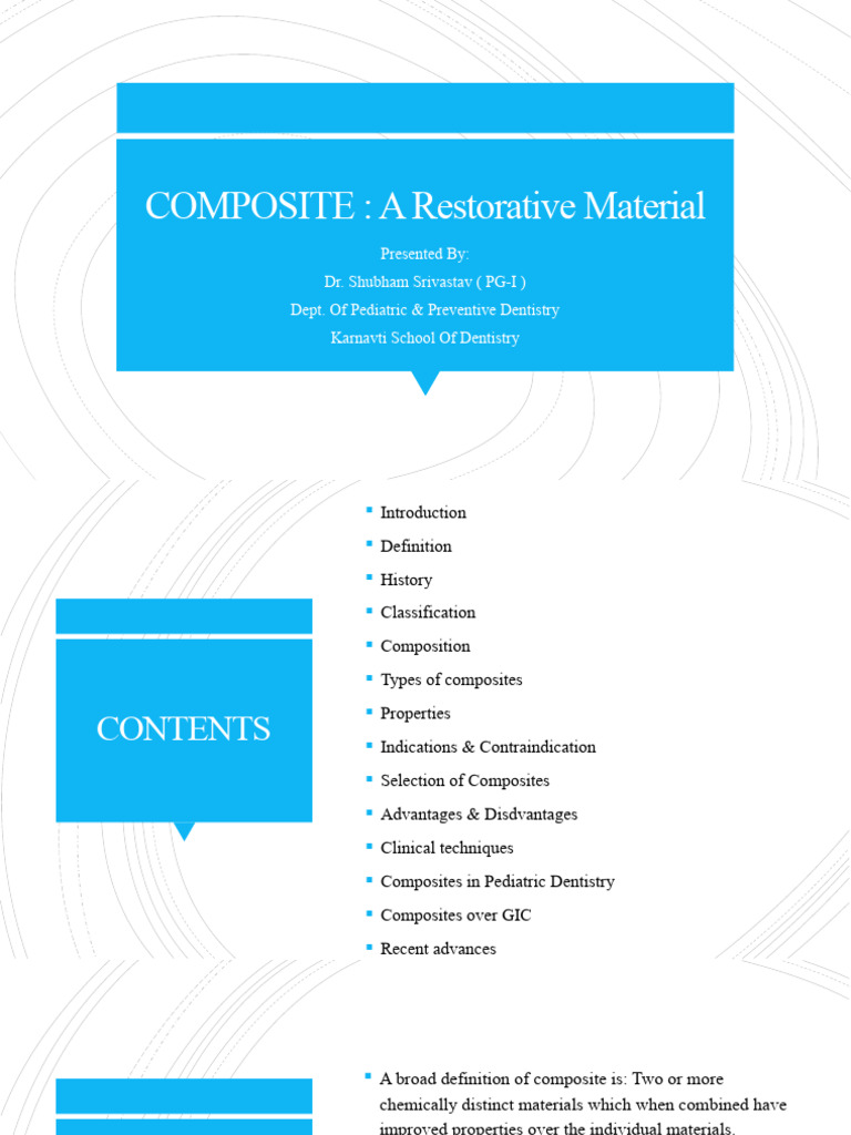 Composite | PDF | Dental Composite | Composite Material
