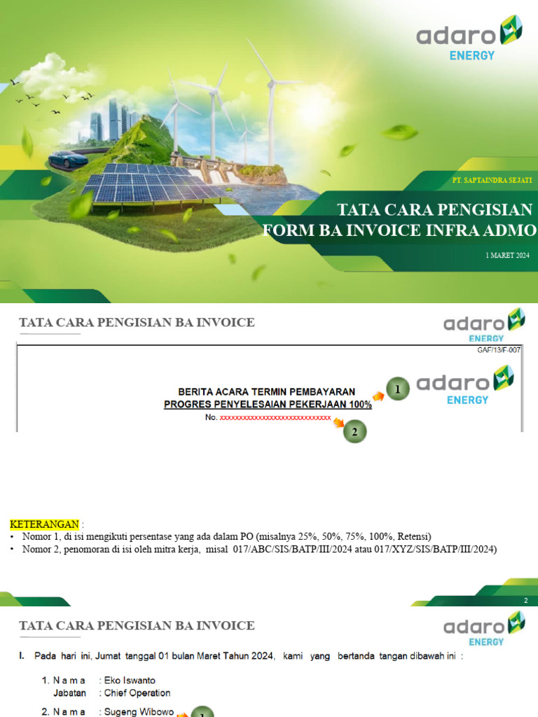 Cara Isi Form Invoice | PDF | Pengelolaan Keuangan & Uang