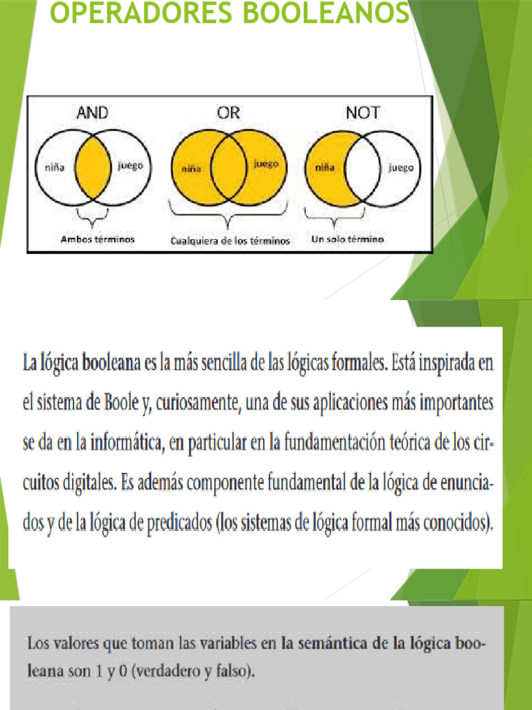 Operadores Booleanos | PDF