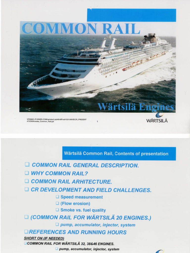 Wartsila Common Rail | PDF