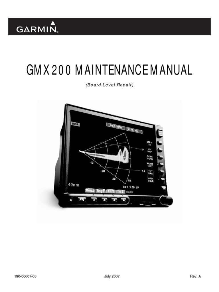 Garmin GMX200 Maintenance | PDF | Power Supply | Computing