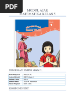 Modul Ajar Matematika 5 Bilangan Cacah Sampai 100000 | PDF