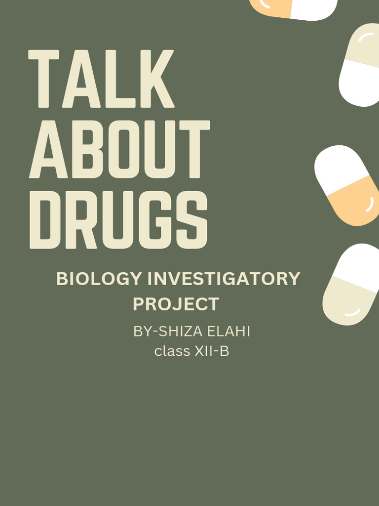 Red Illustrated Drug Awareness Poster | PDF | Tetrahydrocannabinol | Psychoactive Drugs