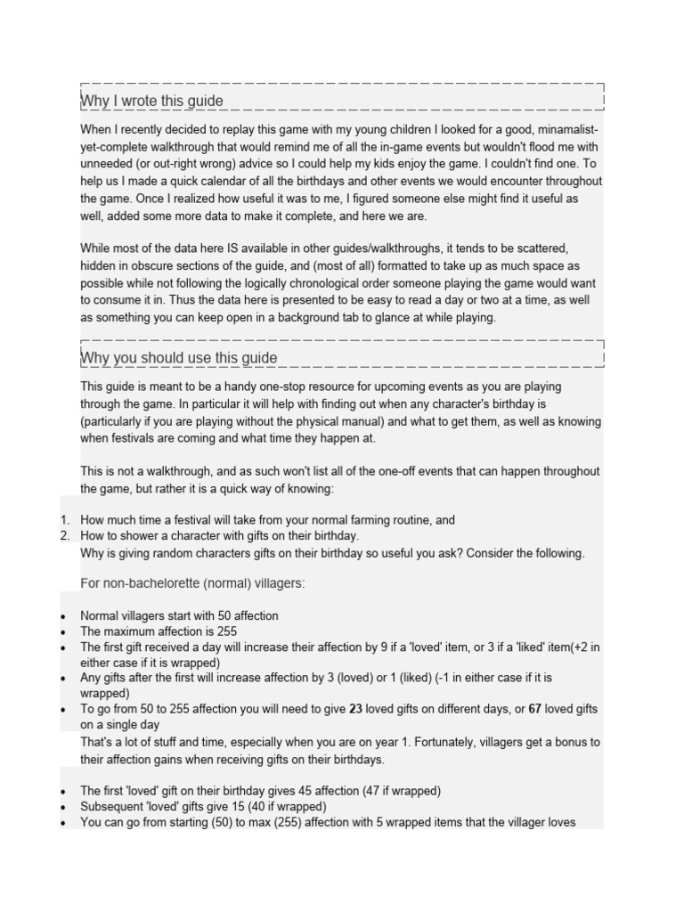 Why I Wrote This Guide HM BTN | PDF