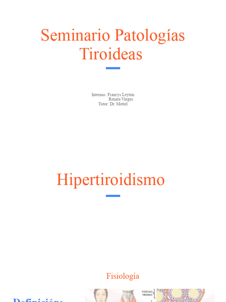 Hipotiroidismo Seminario 2024 | PDF | Hipertiroidismo | Tiroides