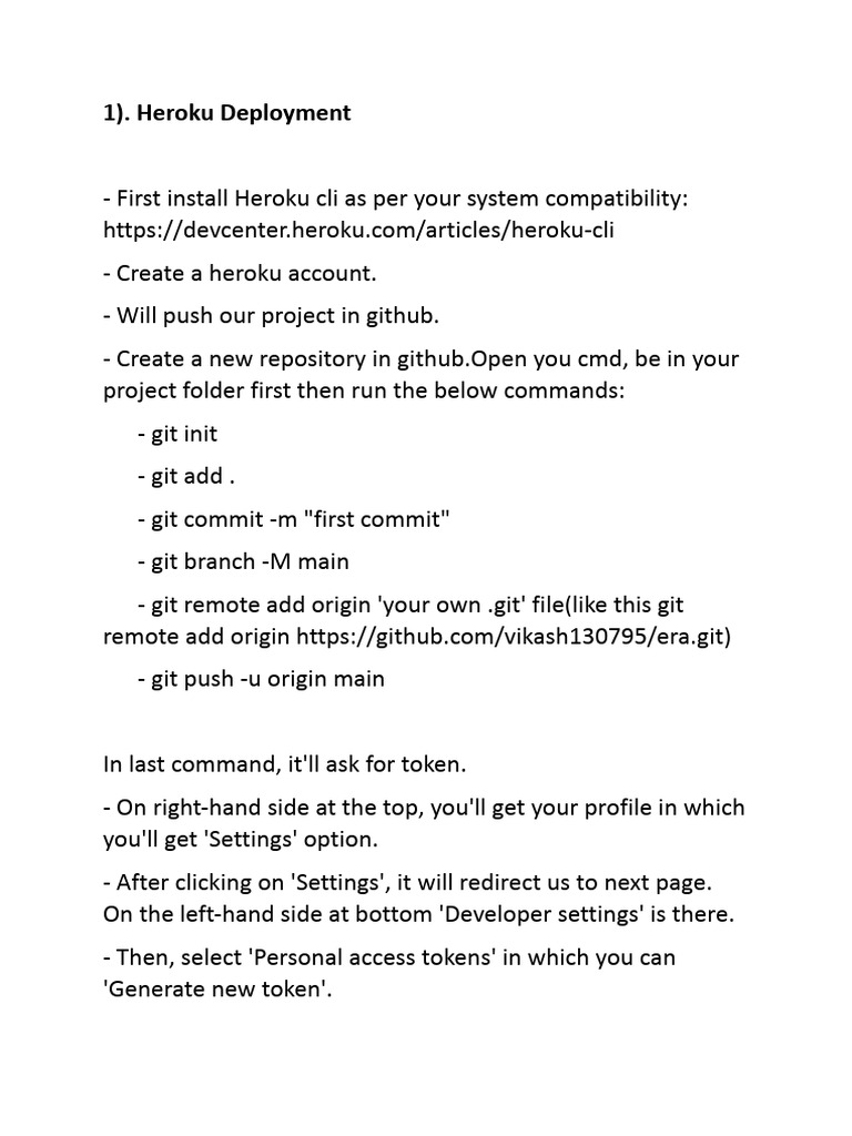 Deployment Steps | PDF | Command Line Interface | Amazon Web Services