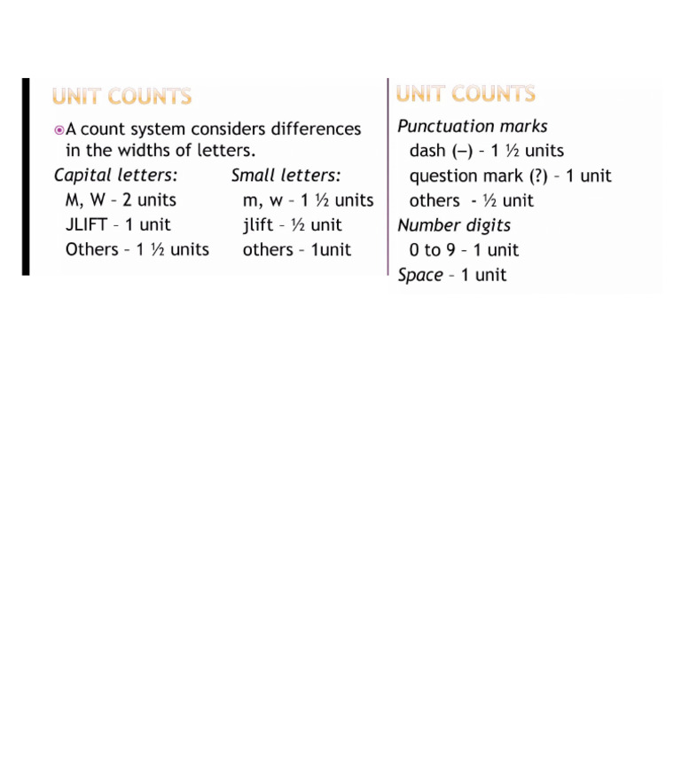 Unit Count-Headline Writing | PDF