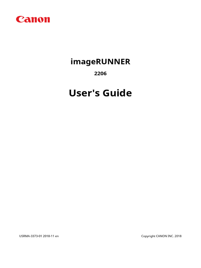 Imagerunner 2206 | PDF | Printer (Computing) | Paper