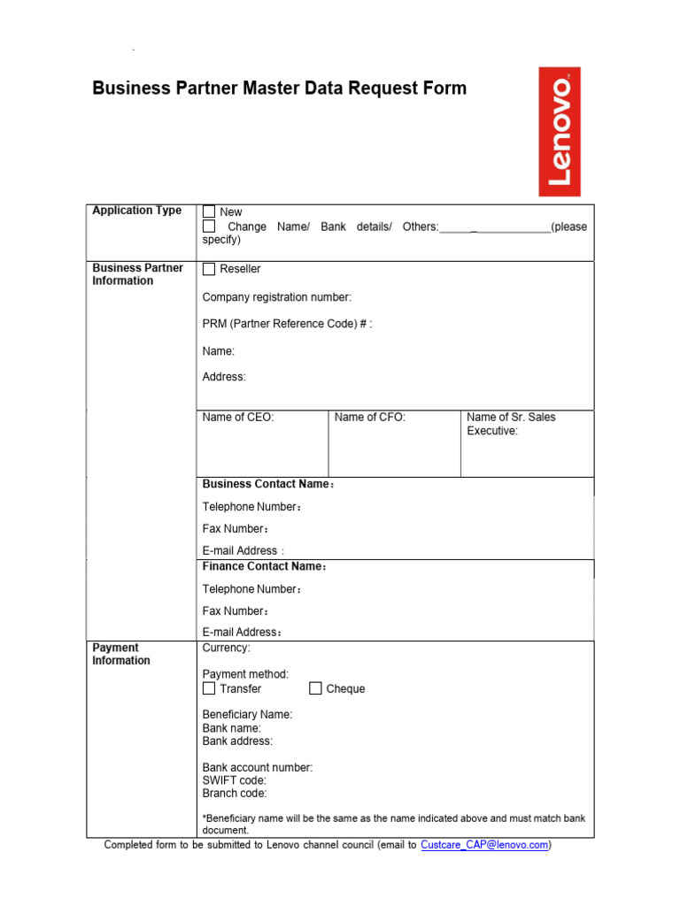 Business Partner PDPA Form | PDF | Indemnity | Common Law