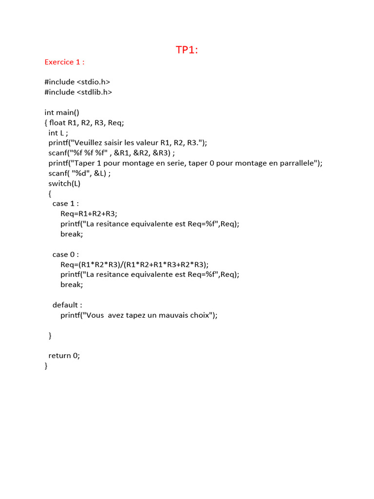 TP1+TP2 Ilyass Mebsout | PDF | Programmation informatique | Standards informatiques