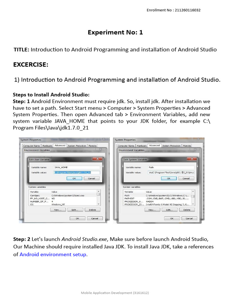 My Work | PDF | Android (Operating System) | Installation (Computer Programs)