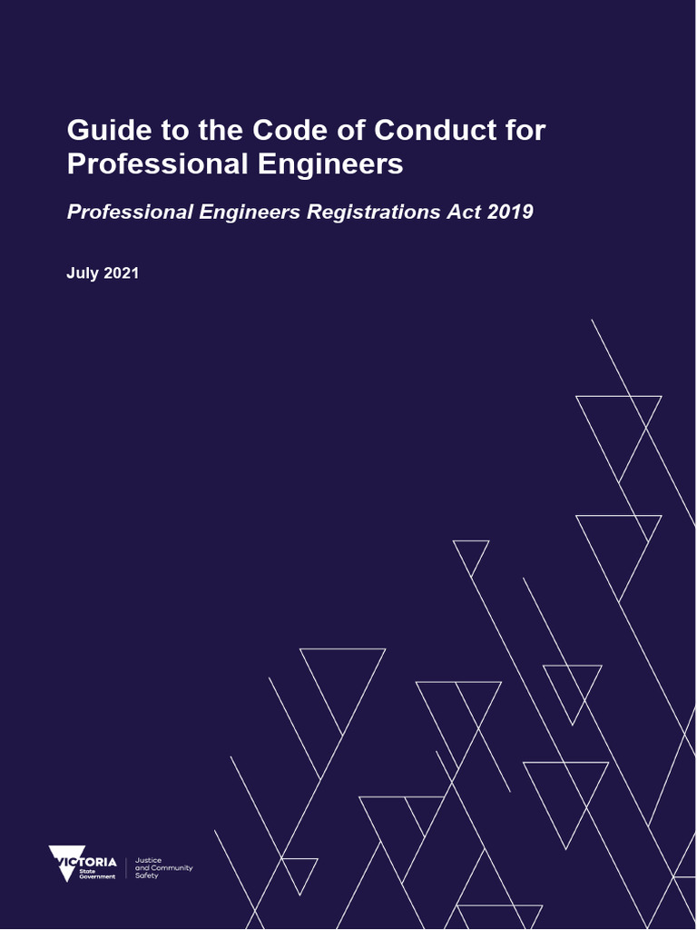 Guide To Code of Conduct For Professional Engineers | PDF | Conflict Of ...