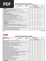 Project Mobilisation Schedule/ Checklist | PDF | Business
