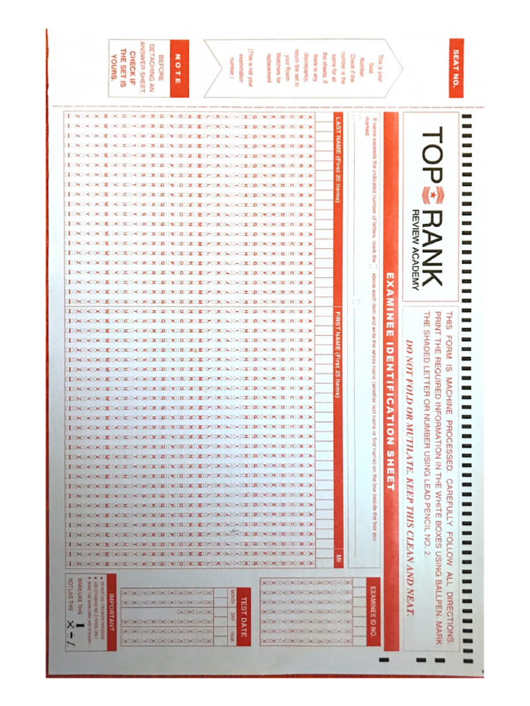 Id Sheet Frontpage | PDF