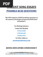 Writing Quality Kcse Compositions | PDF | Essays | Fluency