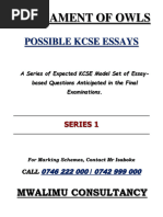 KLB Form 3 Mathematics | PDF | Career & Growth | Law