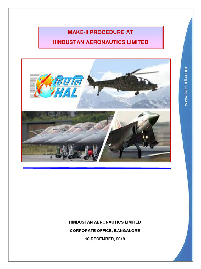 HAL Make-II Procedure - 10 Dec 2019 | PDF | Request For Proposal | Non ...