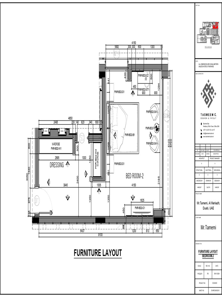 Id Arc 68 03 FF Bedroom.2 Shop Drawings | PDF | Interior Design | Home