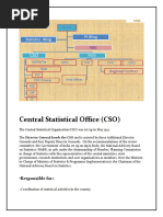 Functions of CSO | PDF | Official Statistics | Reserve Bank Of India