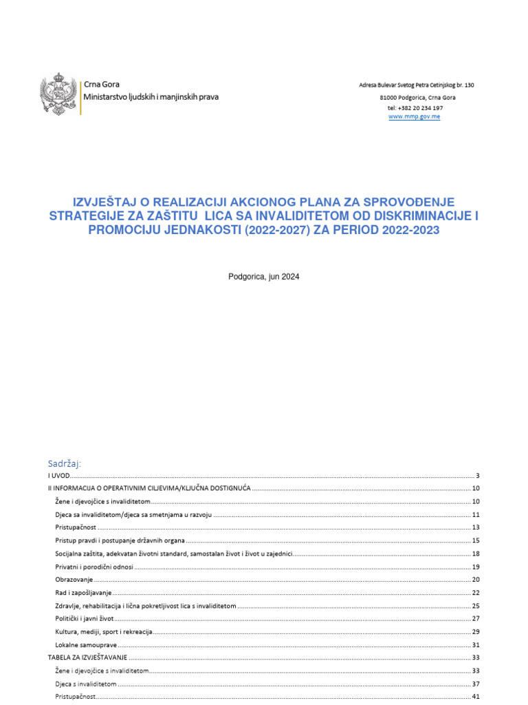 prijedlog-akcionog-plana-za-sprovodenje-strategije-za-zastitu-lica-sa-invaliditetom-od ...