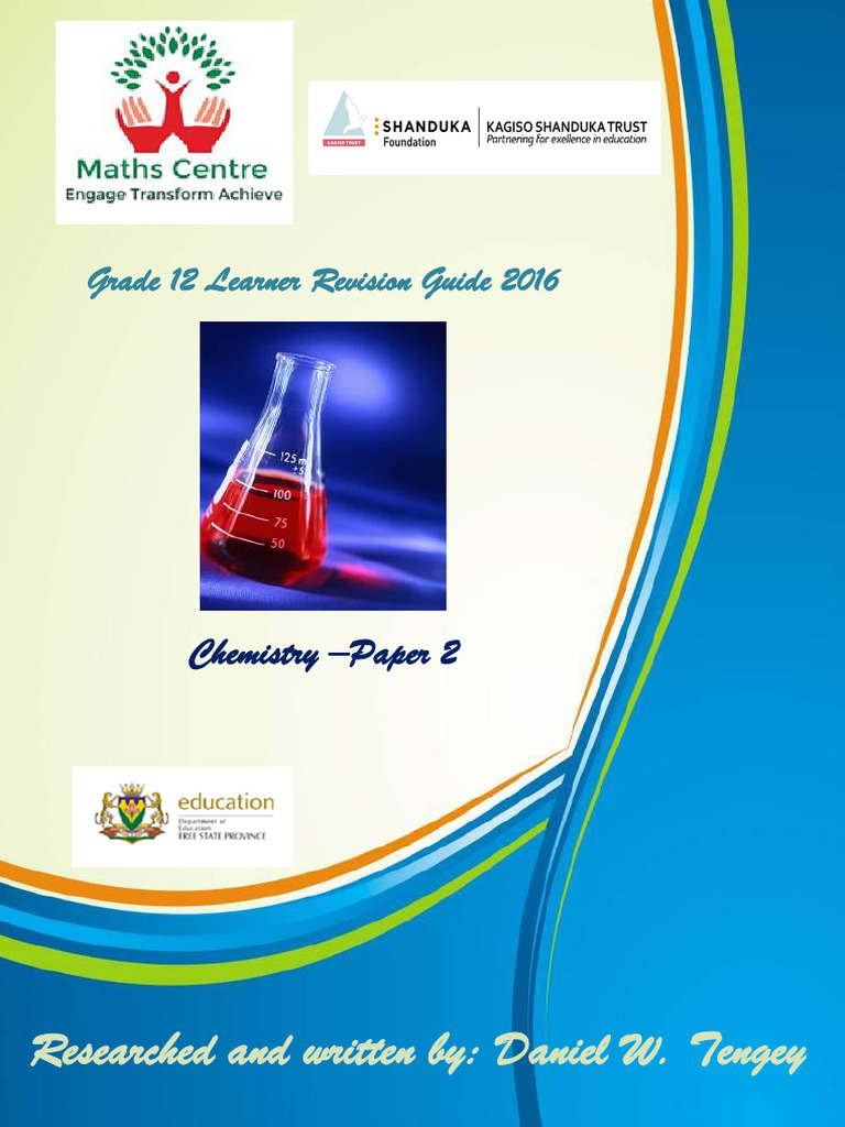 Chemistry Learner Revision Pack 2016-1 | PDF | Molecules | Chemical Bond