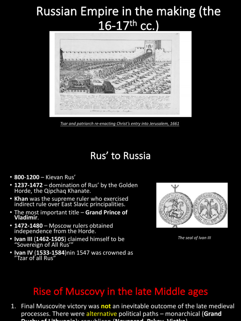 4 Russian Empire in The Making | PDF | Politics