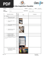 Workplace Inspection Checklist | PDF