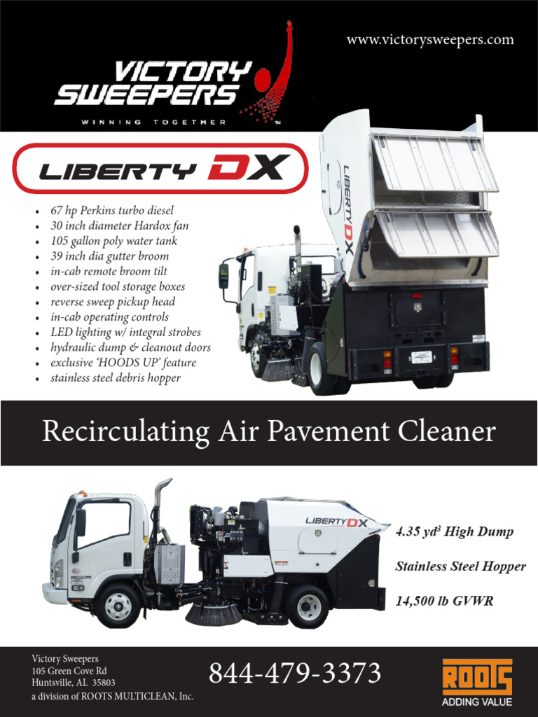 High Performance Parking Lot Sweepers - Victory Sweepers, USA | PDF ...