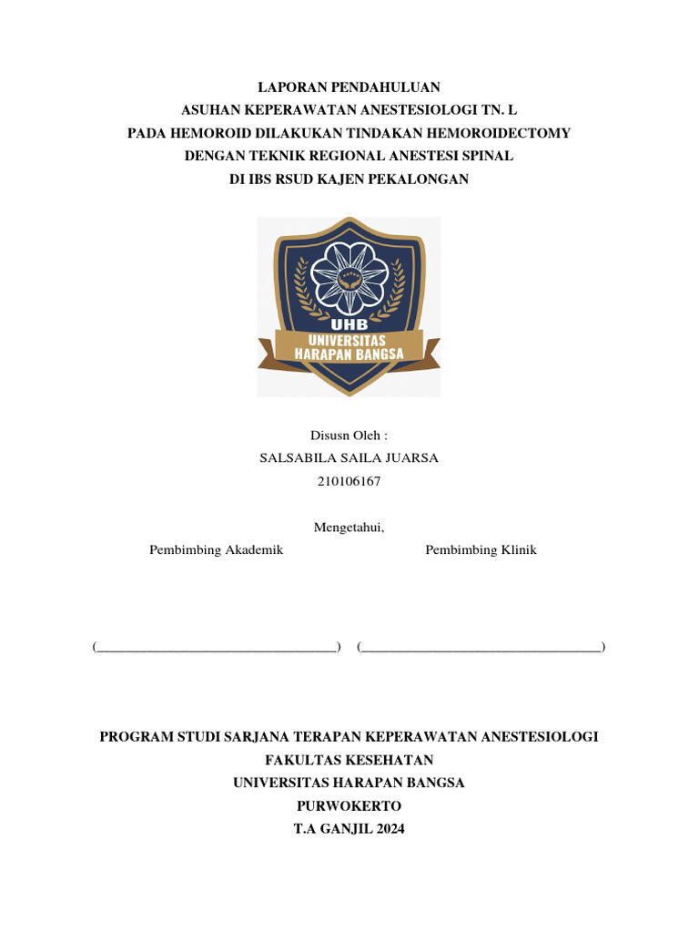 LP 5 Hemoroid Ibs | PDF | Pengembangan Diri | Sains & Matematika