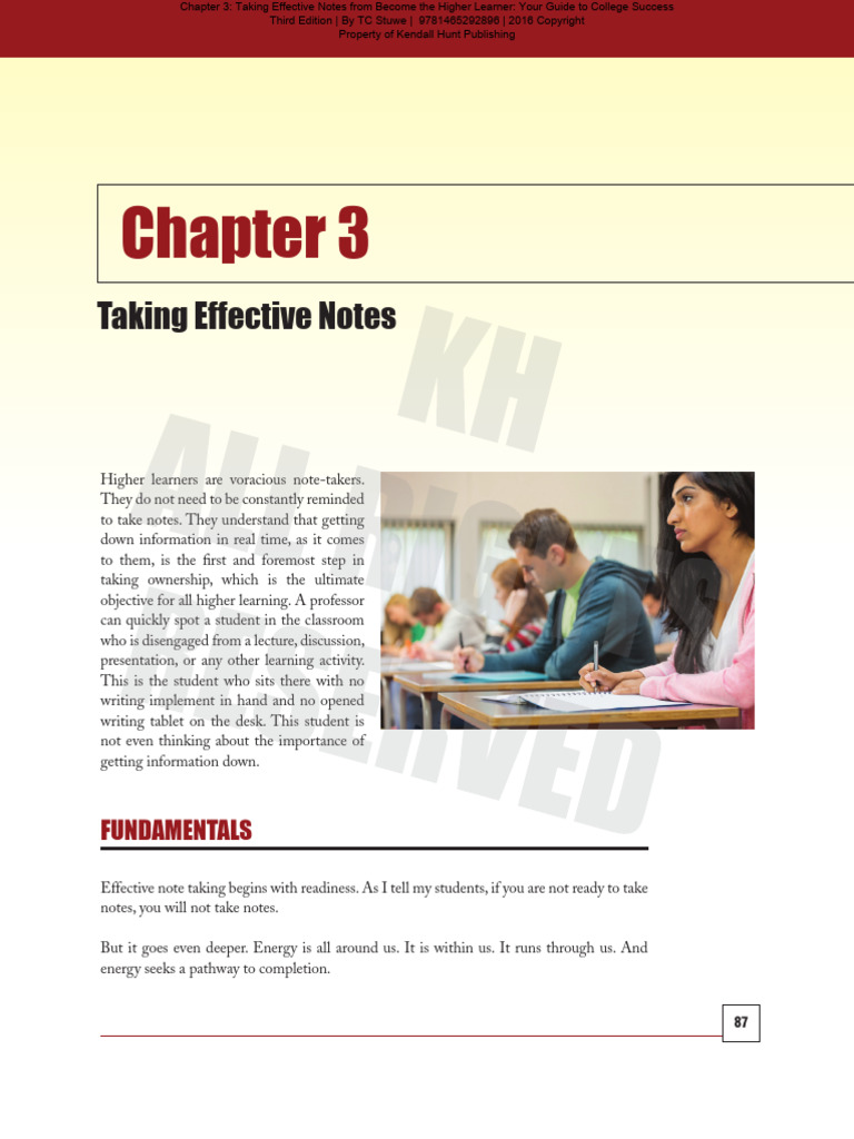 Stuwe Higher Learner 3e Ch3 | PDF | Thought | Paragraph