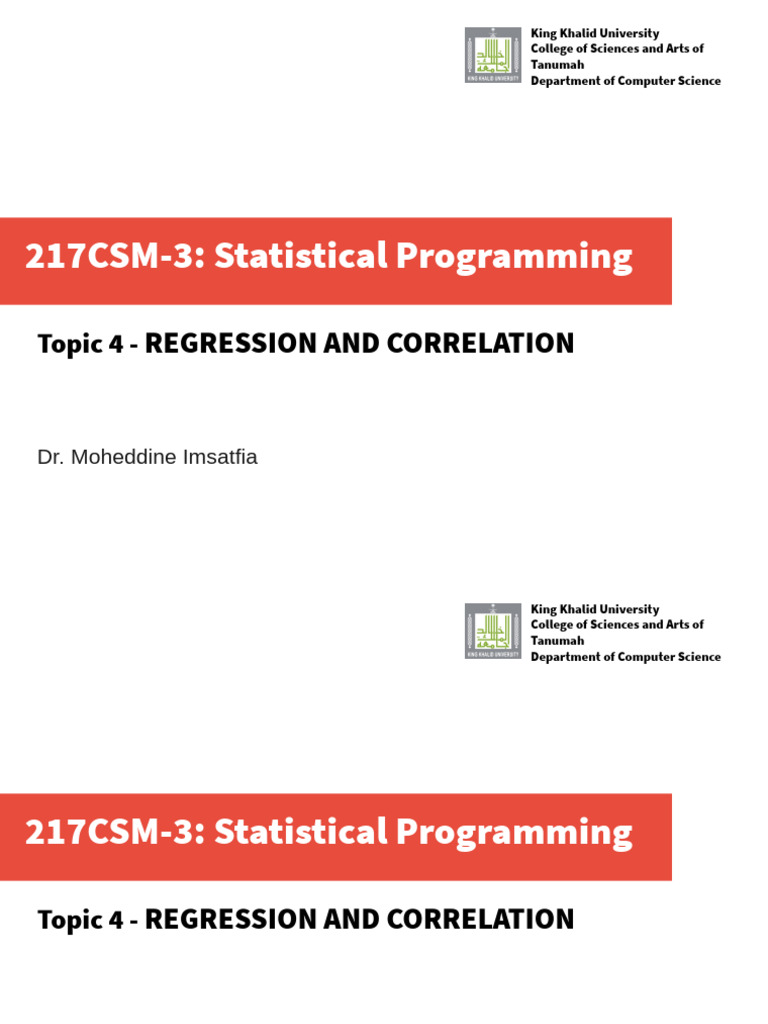217 - Chapter 4 REGRESSION AND CORRELATION | PDF | Errors And Residuals | Regression Analysis