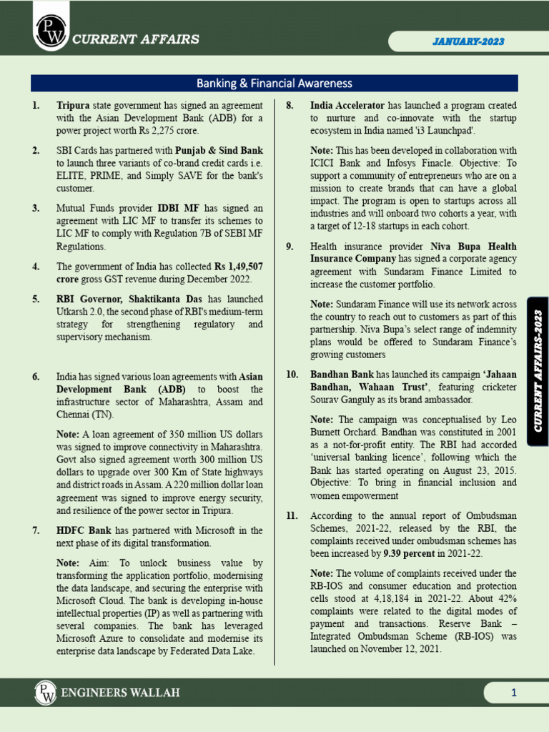 651bcde3cd0c6100181e8b7d - ## - 1 Year Current Affairs Notes | PDF ...