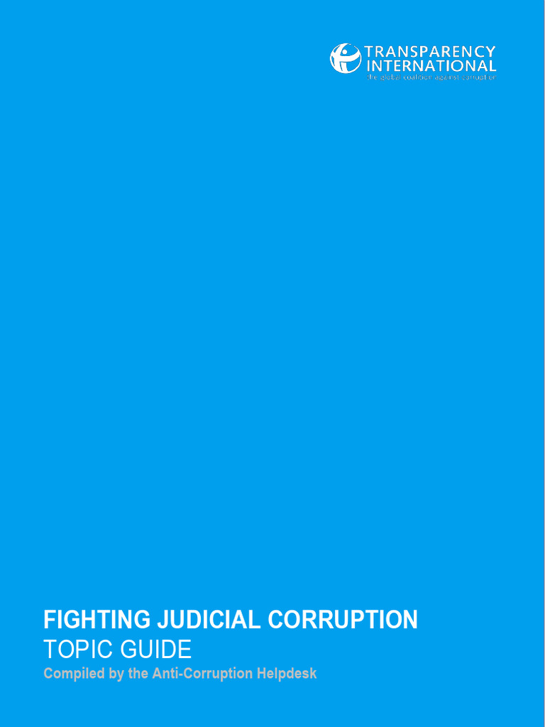 Judicial Corruption: Key Issues & Solutions | PDF | Corruption | Justice